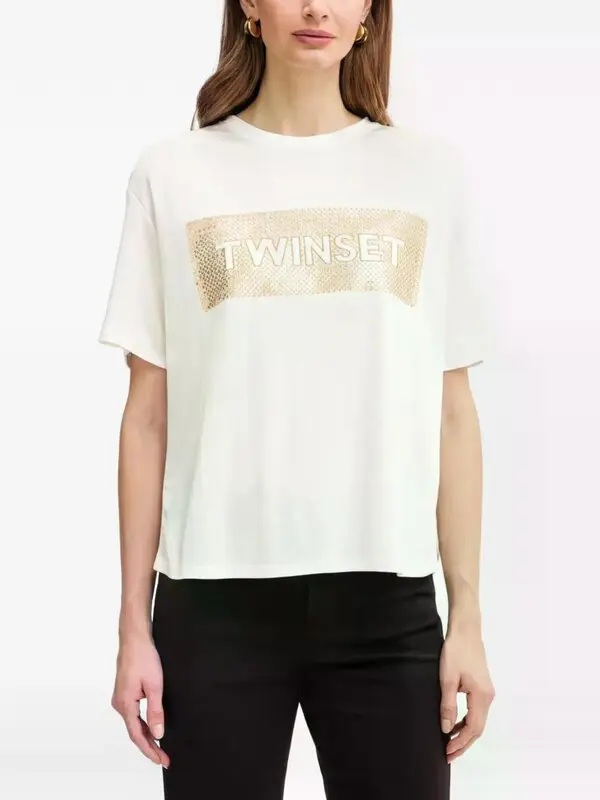 TWINSET Sequin Embellishment T-shirt