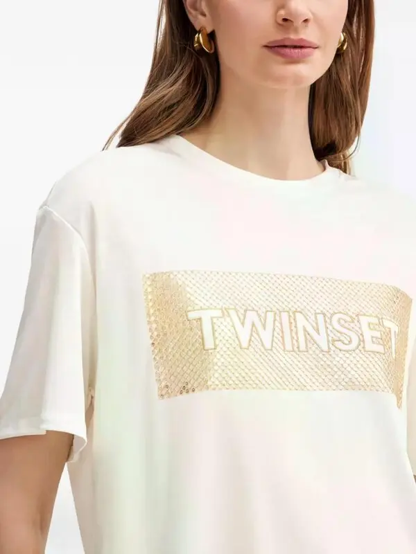 TWINSET Sequin Embellishment T-shirt