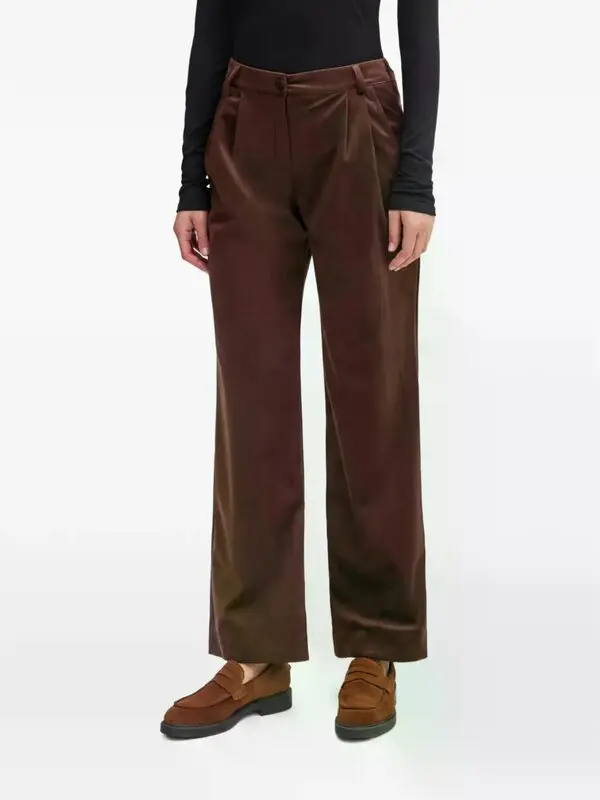 LA PETITE FRANÇAISE Pleated Trousers