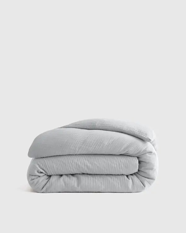 Quince Gauze Duvet Cover - Mist