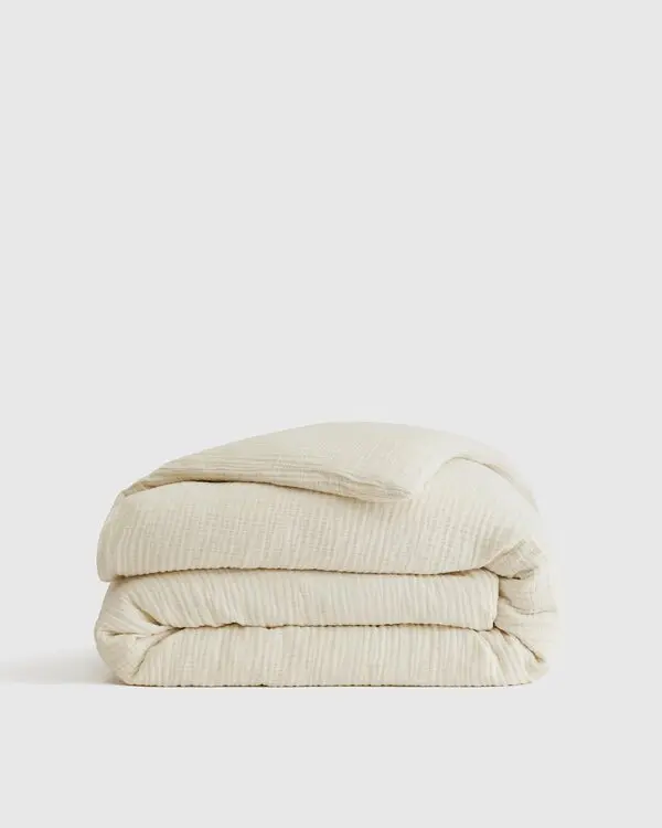 Quince Gauze Duvet Cover - Undyed
