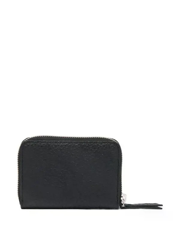 MAISON MARGIELA Four Stitches Grained-leather Cardholder - Black