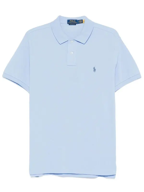 Polo Ralph Lauren Slim Fit Piqué Polo - Blue