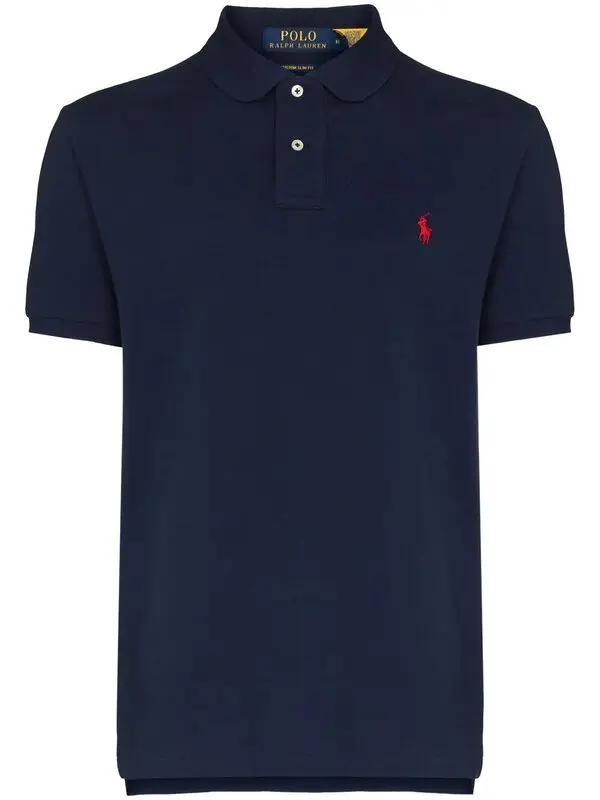 Polo Ralph Lauren Slim Fit Piqué Polo - Blue