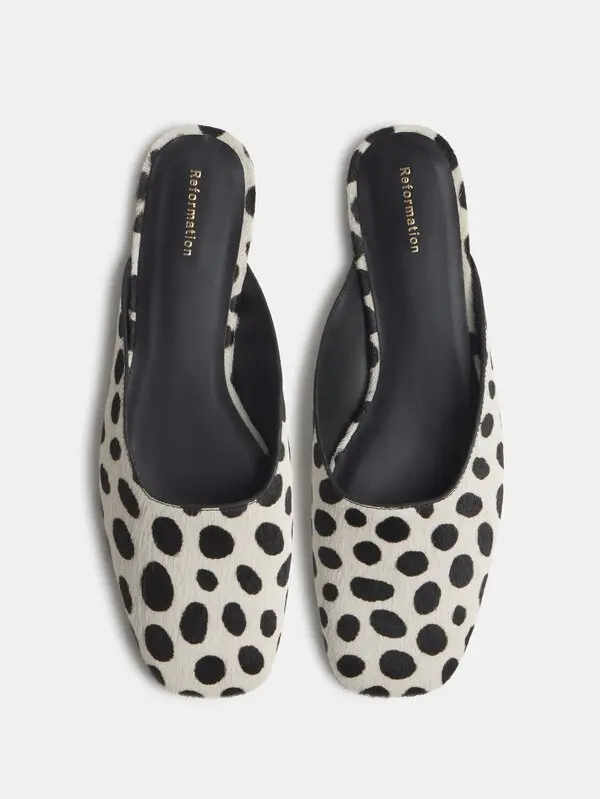 REFORMATION Inez Flat Mule - Multi