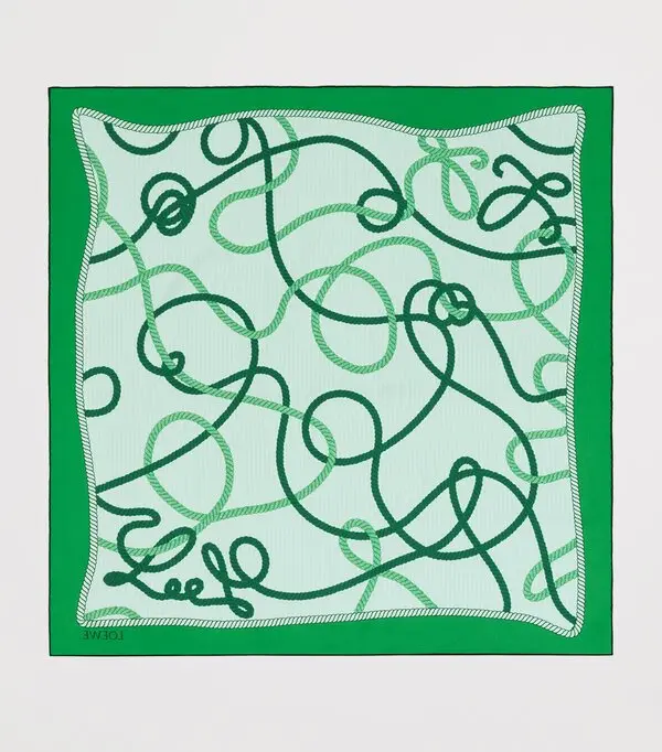Loewe Silk Twill Scarf