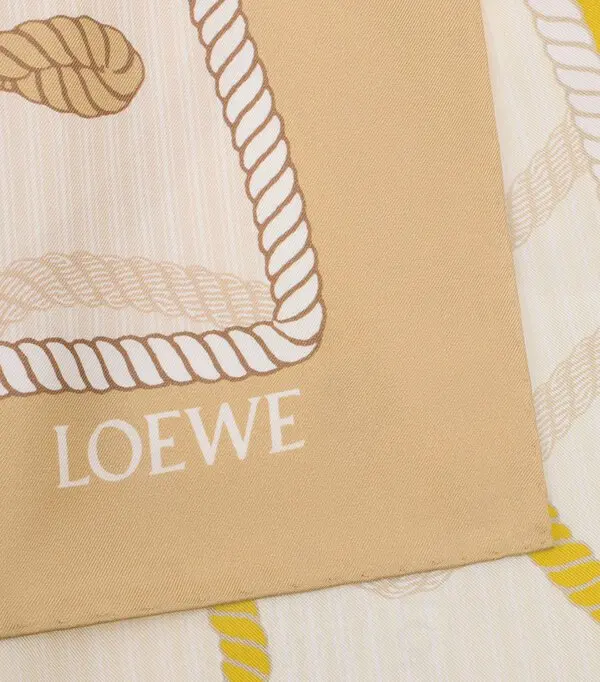 Loewe Silk Twill Scarf