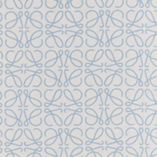 Loewe Wool-silk-cashmere Anagram Scarf - Blue