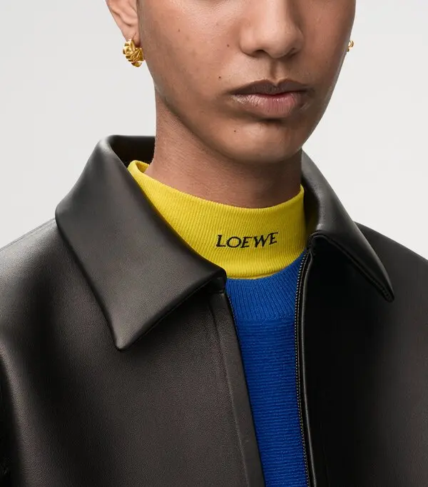 Loewe Bombé Anagram Hoop Earrings