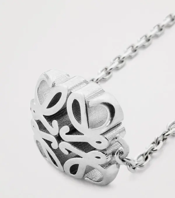 Loewe Sterling Bombé Anagram Necklace