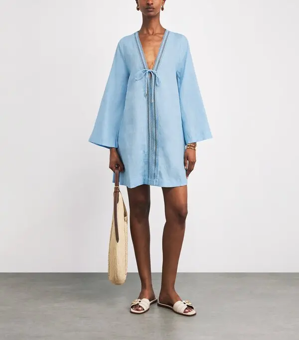 Heidi Klein Linen Ponza Mini Kaftan