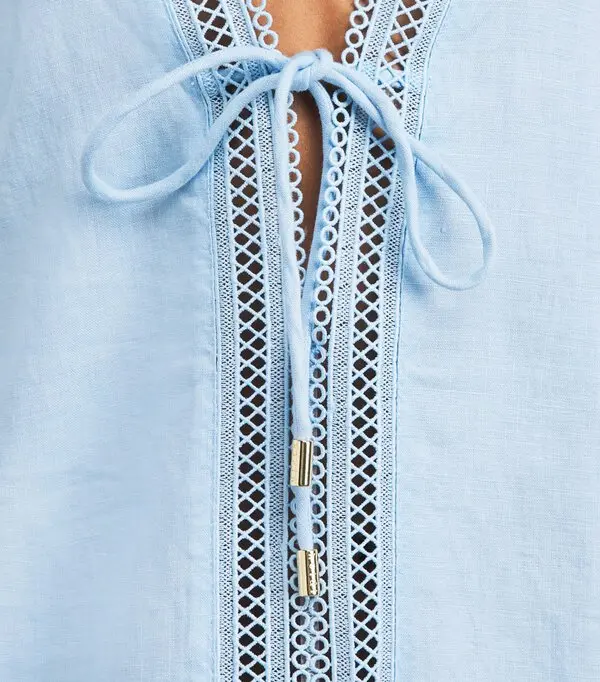 Heidi Klein Linen Ponza Mini Kaftan