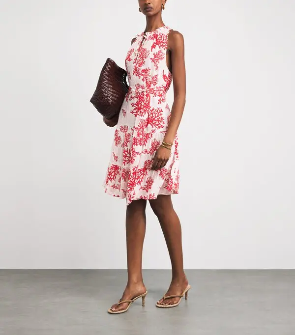 Heidi Klein Scala Tie Mini Dress - Red