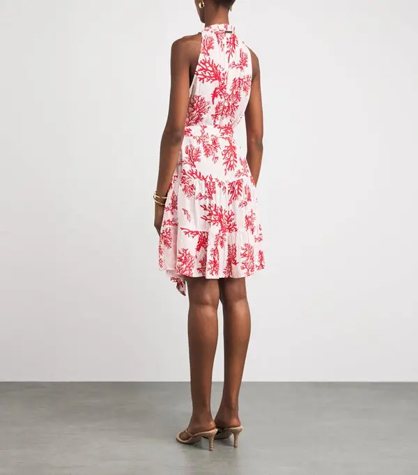Heidi Klein Scala Tie Mini Dress - Red