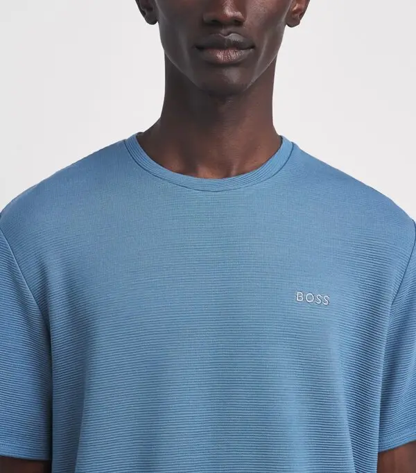 BOSS Rib-knit Logo T-shirt