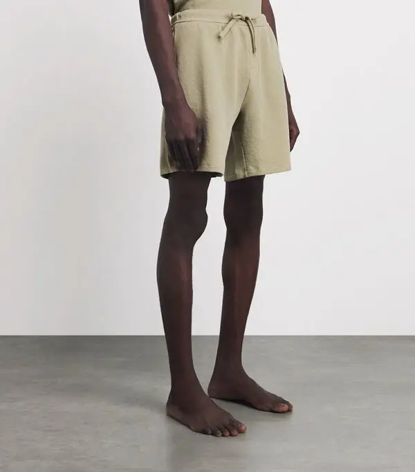 BOSS Waffle-knit Logo Shorts