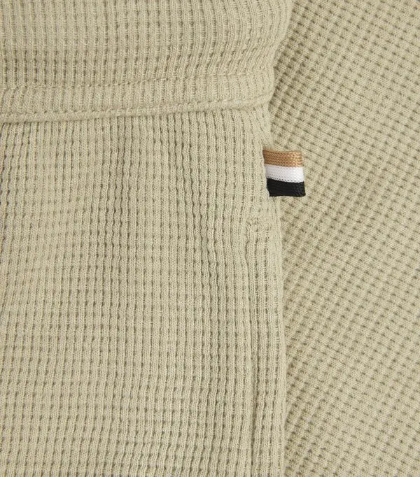 BOSS Waffle-knit Logo Shorts