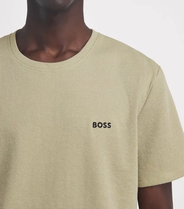 BOSS Waffle-knit Logo T-shirt