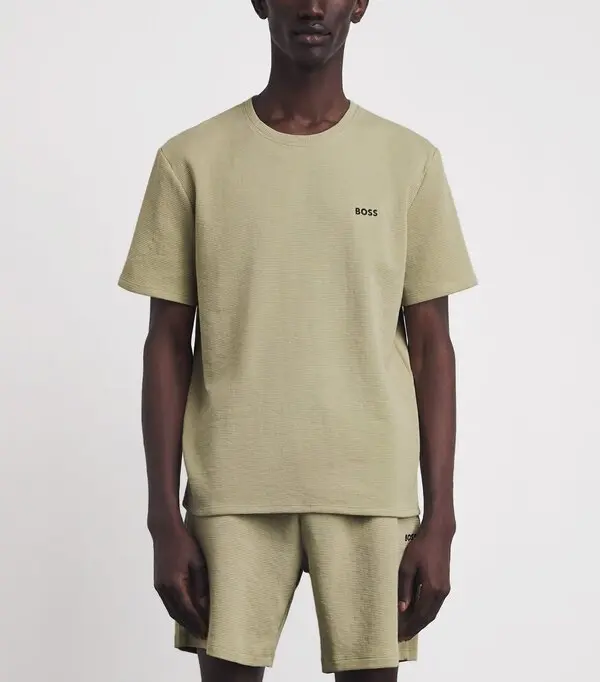 BOSS Waffle-knit Logo T-shirt