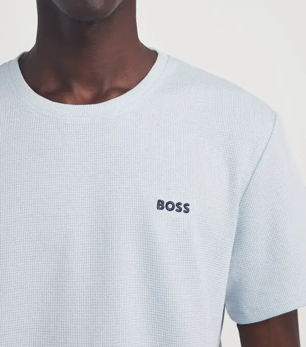 BOSS Waffle-knit Logo T-shirt