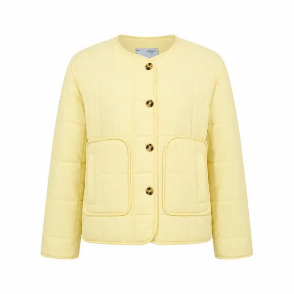 ATS THE LABEL Maris Quilted Jacket - Yellow