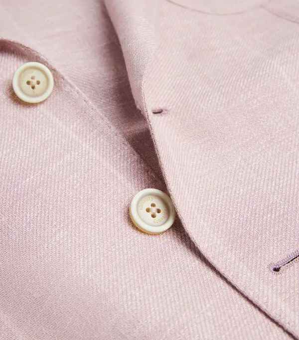 Eleventy Linen-wool Blend Blazer