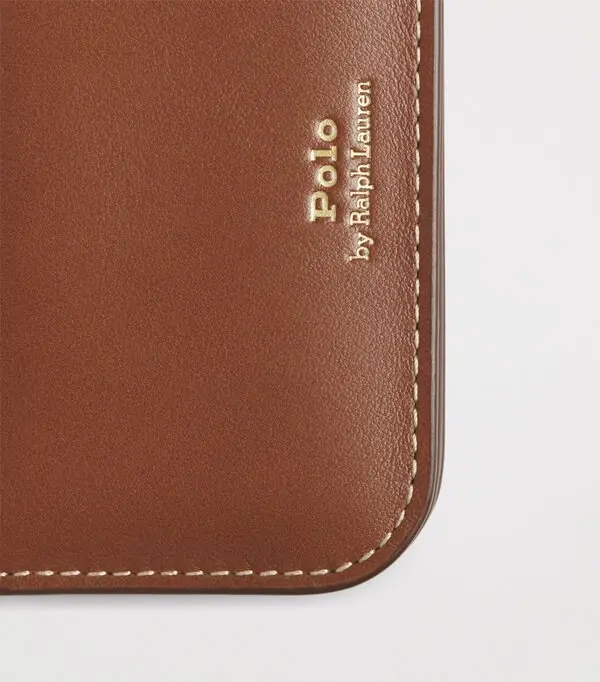 Polo Ralph Lauren Leather Flap Id Card Holder