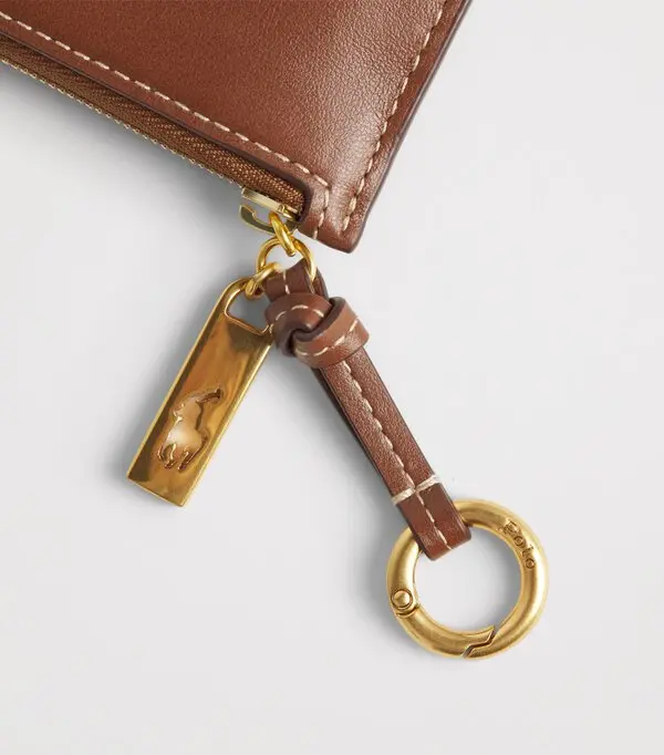 Polo Ralph Lauren Leather Zipped Id Card Holder
