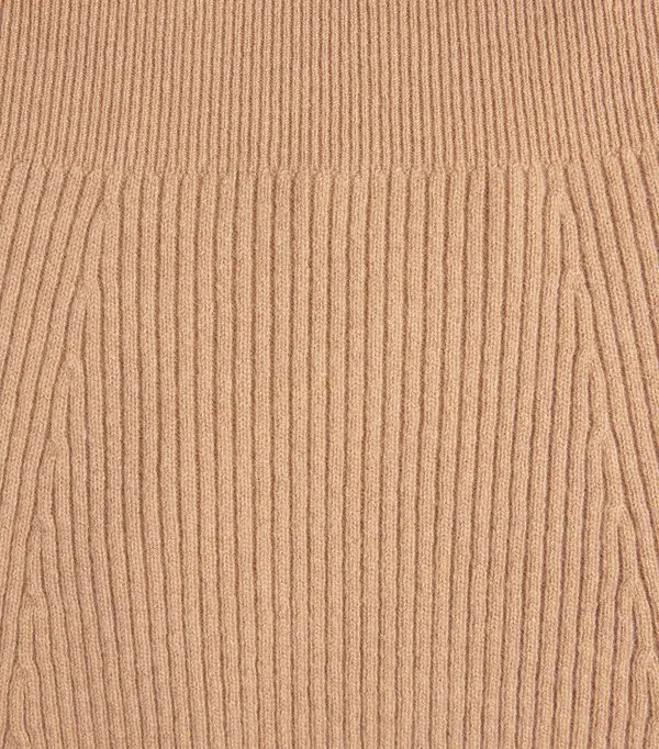 Johnstons Of Elgin Cashmere Ribbed Midi Skirt