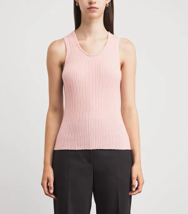 Johnstons Of Elgin Ribbed Cashmere Tank Top
