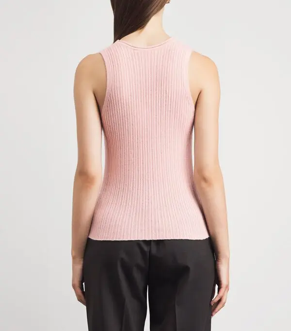 Johnstons Of Elgin Ribbed Cashmere Tank Top