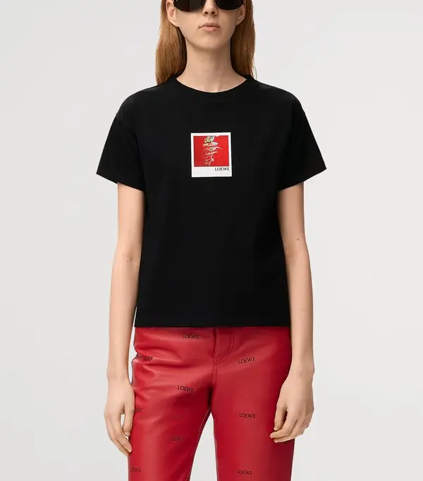 Loewe Stretch-cotton Polaroid Graphic T-shirt