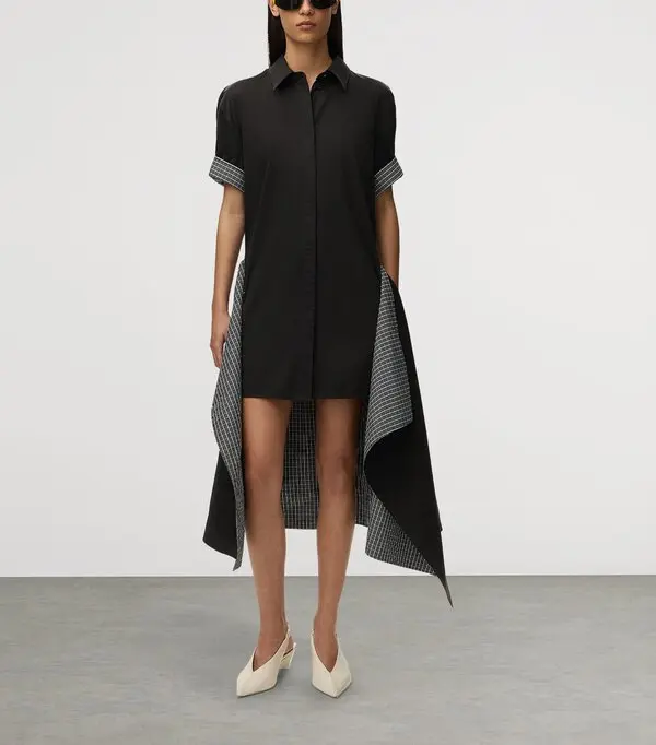 Loewe Cotton-silk Gabardine Midi Shirt Dress
