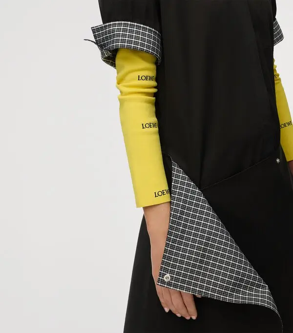 Loewe Cotton-silk Gabardine Midi Shirt Dress