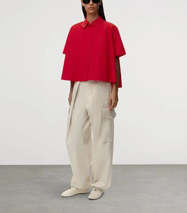 Loewe Cotton-blend Trapeze Shirt