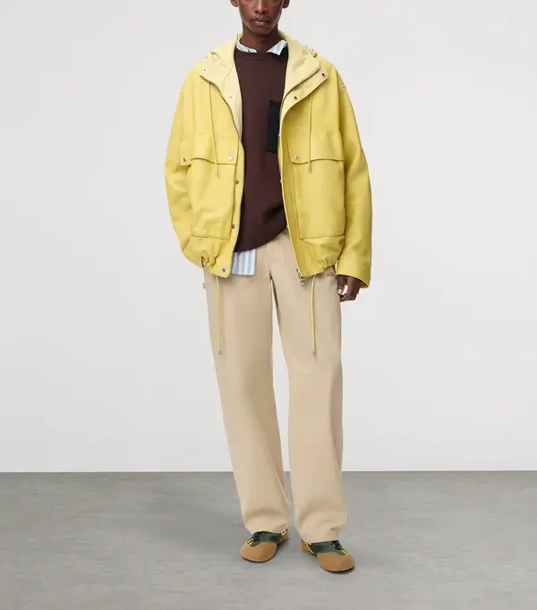 Loewe Straight-leg Cotton Twill Trousers