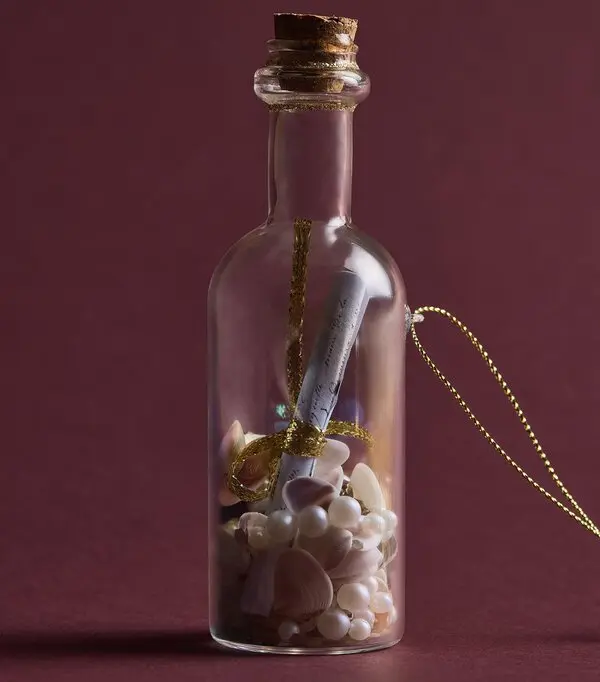 Harrods Message In Bottle Tree Decoration
