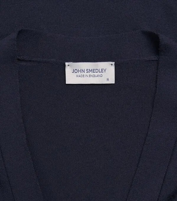 John Smedley Extra Fine Merino Wool V-neck Cardigan