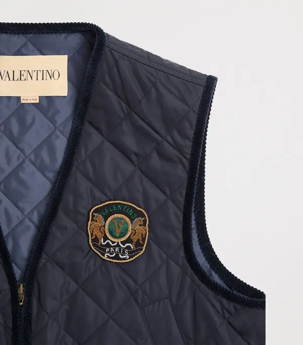 Valentino Garavani Quilted Zip-up Gilet