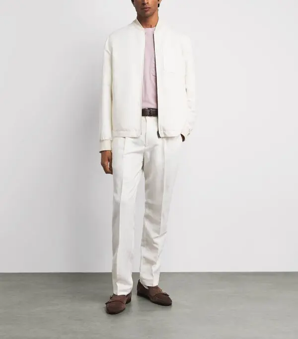 Canali Cotton Embroidered T-shirt