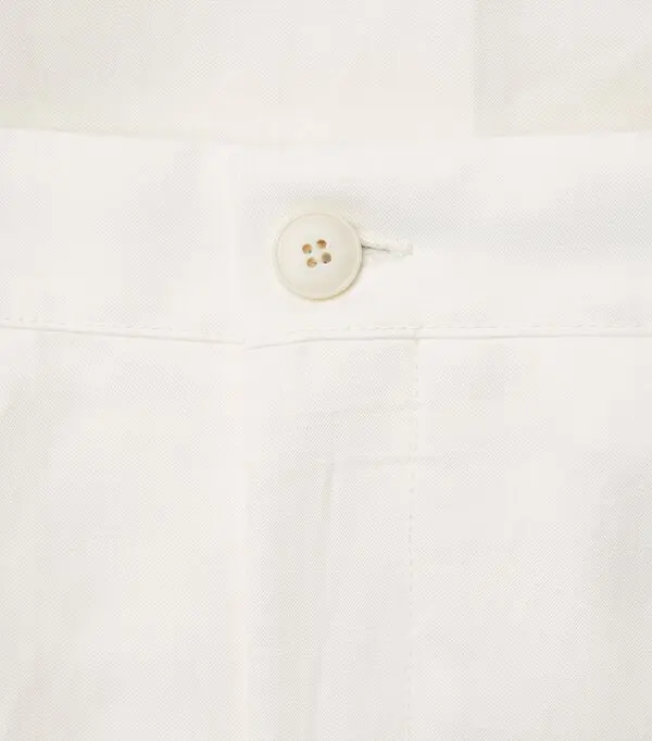Canali Straight-fit Linen-silk Blend Suit Trousers