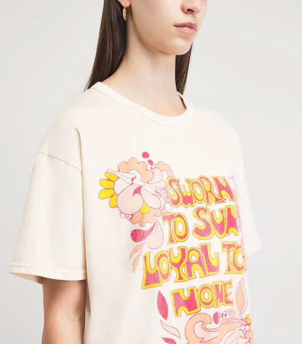 MOTHER The Sleep-over Graphic T-shirt - White