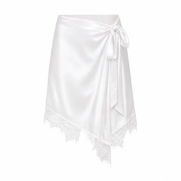 ATS THE LABEL Vivienne Lace Waist Wrap - White