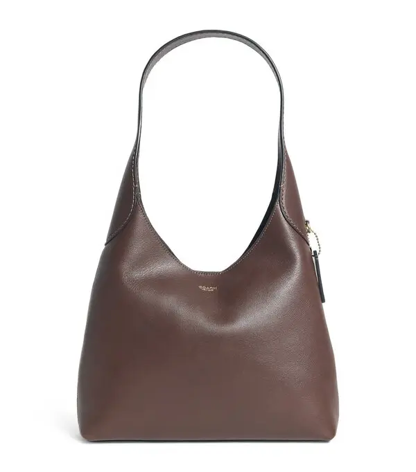 COACH Leather Brooklyn 28 Shoulder Bag - Brown