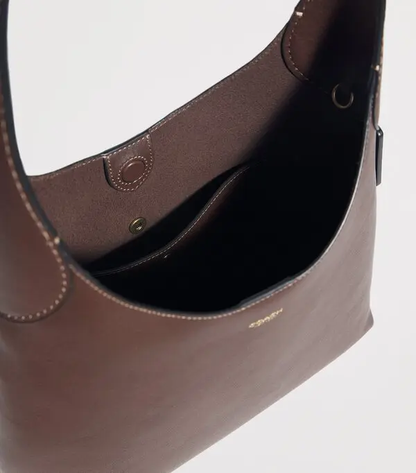 COACH Leather Brooklyn 28 Shoulder Bag - Brown