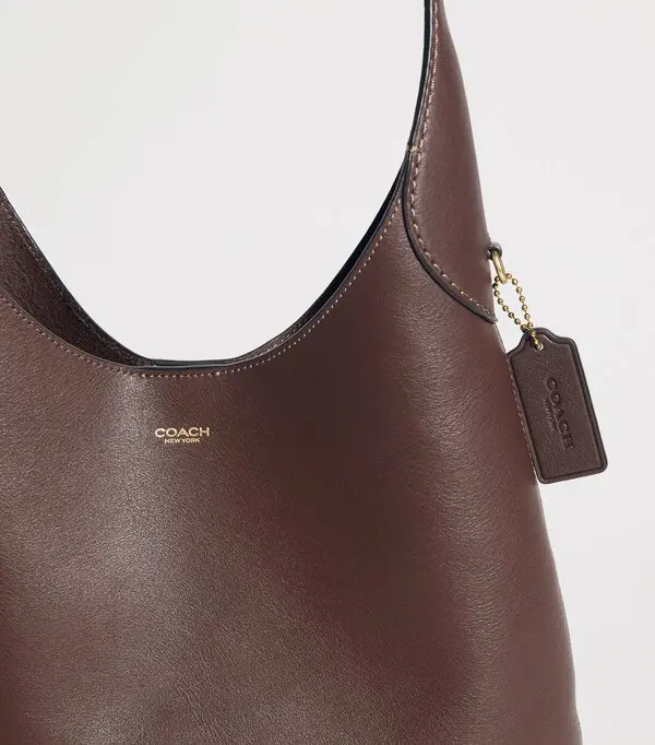 COACH Leather Brooklyn 28 Shoulder Bag - Brown
