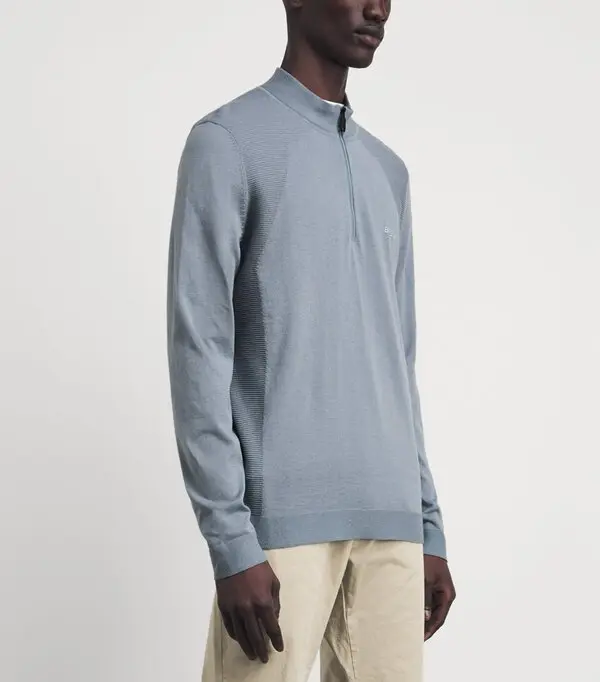 BOSS Momentum Lite Zip Neck Sweatshirt