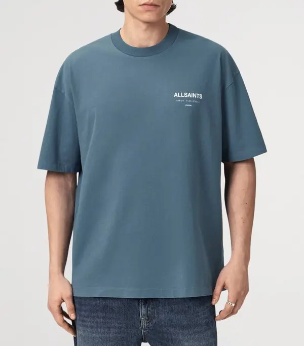 ALLSAINTS Organic Cotton Underground T-shirt - Blue