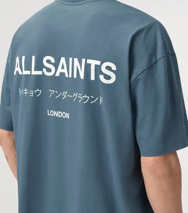 ALLSAINTS Organic Cotton Underground T-shirt - Blue