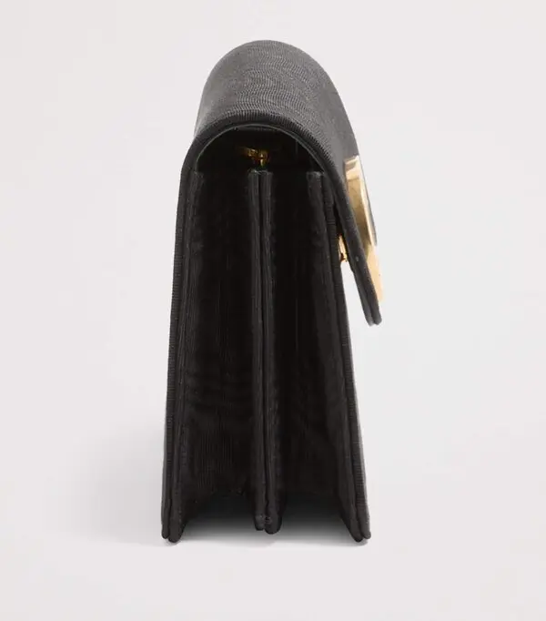 Valentino Garavani Moiré Vlogo Signature Chain Wallet